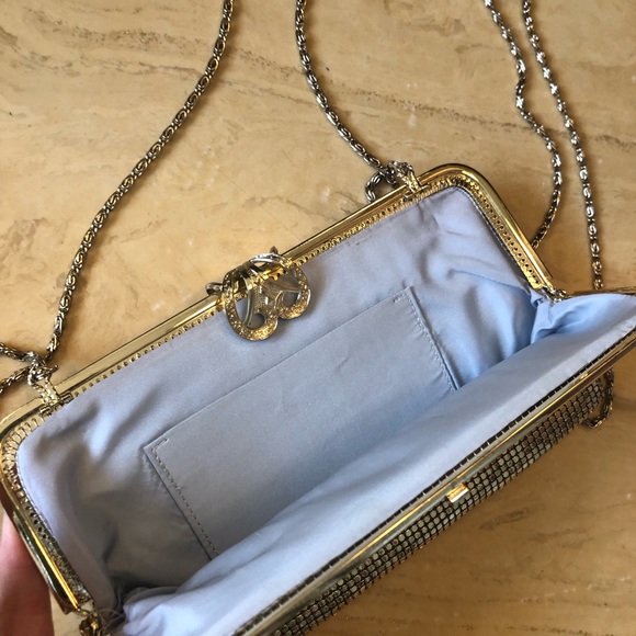 Vintage | Bags | Vintage Gold Mesh Chain Crossbody Bag Purse | Poshmark